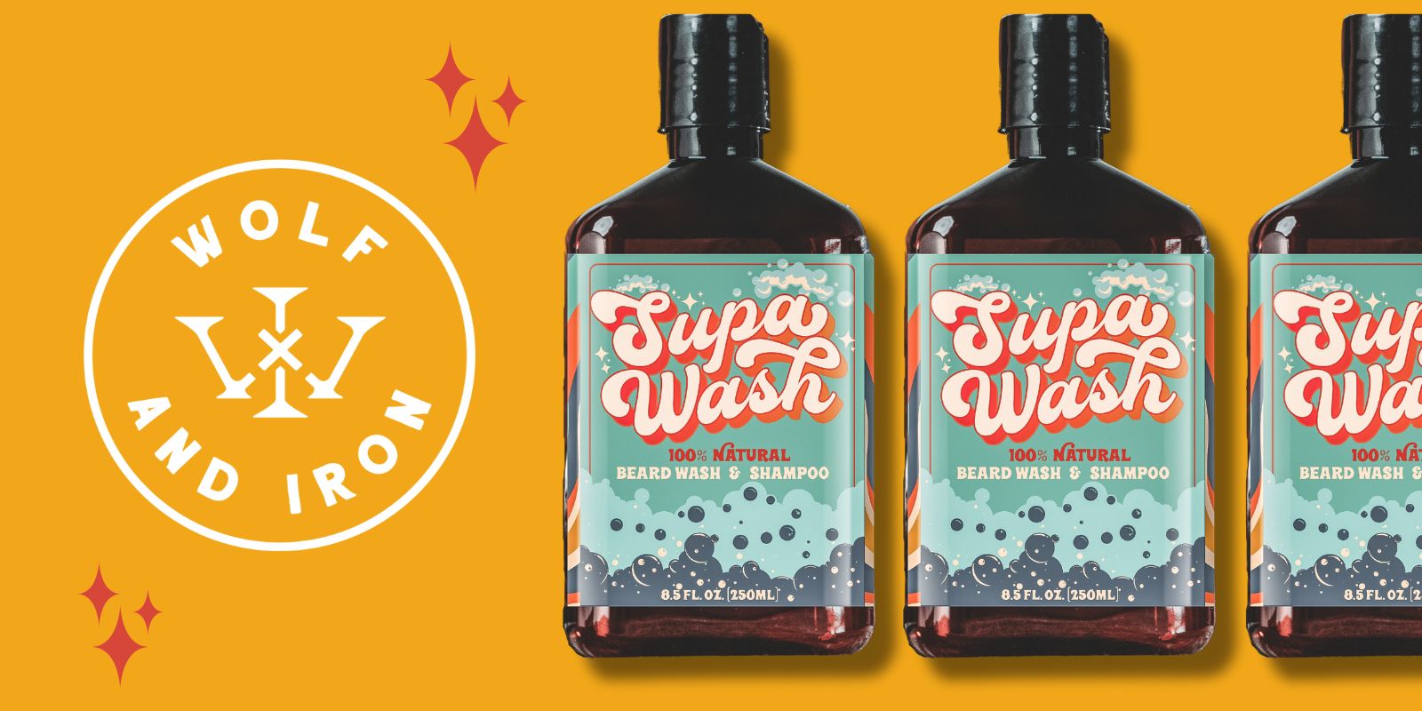 The Story of SupaWash! The 100% Natural Beard Wash & Shampoo – Wolf & Iron